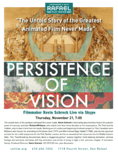 Persistence of Vision Screening at the Smith Rafael Film Center ...