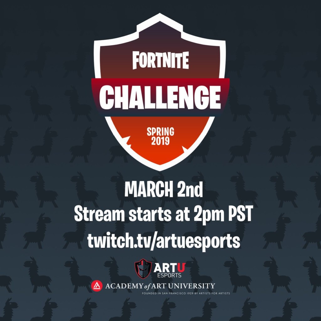 Support ART U Esports in the Fortnite Challenge Livestreaming Tomorrow