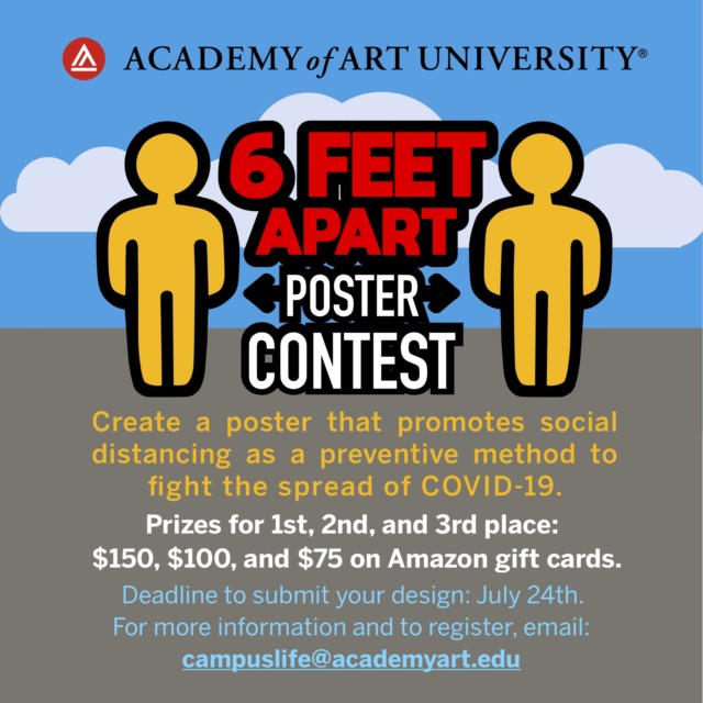 Contest: Academy of Art Holds Social Distancing Poster Design Contest